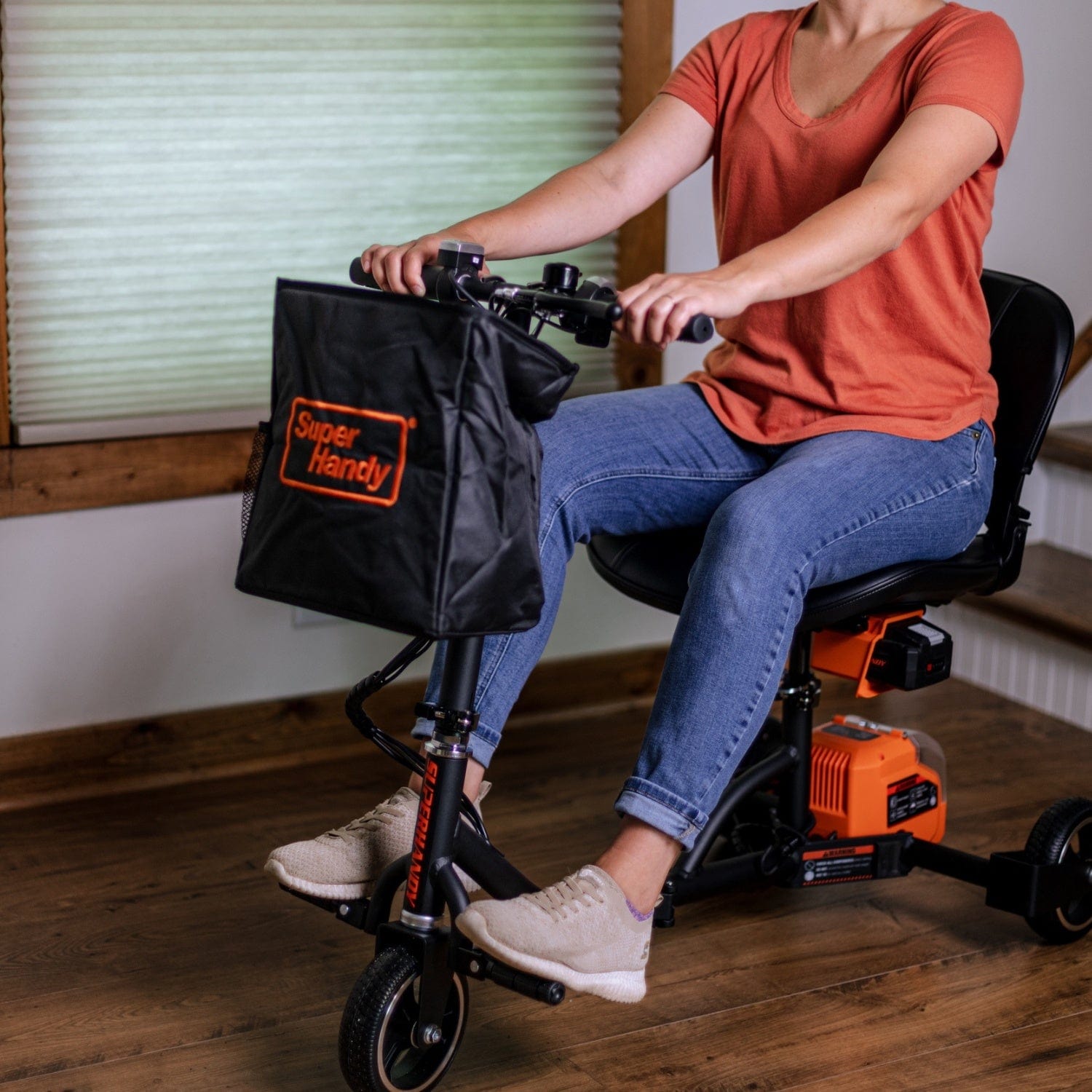 SuperHandy Passport Foldable 3-Wheel Mobility Scooter + Extra Battery